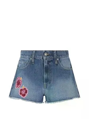 MC2 SAINT BARTH Musa Hibiscus Patch Shorts