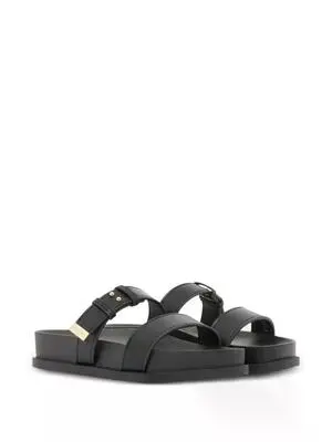 Armani Exchange Two-strap Buckled Sandals