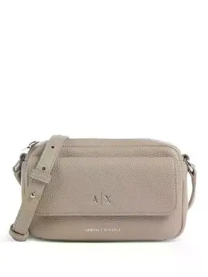 Armani Exchange Pebbled Leather Crossbody Bag