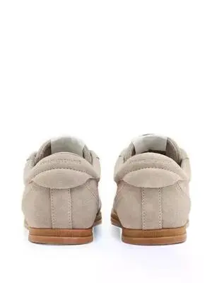 Armani Exchange Logo Plaque Suede Sneakers