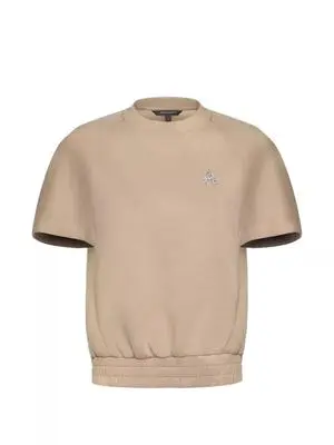 Armani Exchange Embellished Logo Crewneck Top