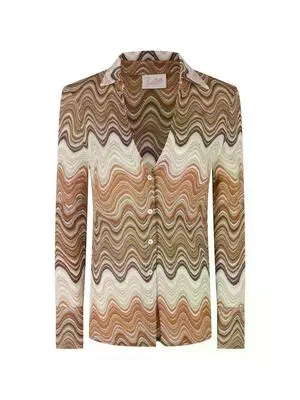 MC2 SAINT BARTH Zigzag-knit Shirt