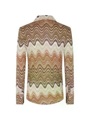 MC2 SAINT BARTH Zigzag-knit Shirt