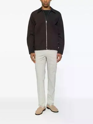 Incotex Light Gray Belt Loops Trousers