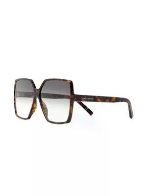 Saint Laurent Tortoiseshell Design Sunglasses