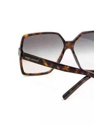 Saint Laurent Tortoiseshell Design Sunglasses