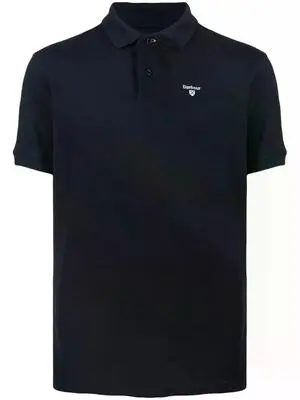 Barbour Logo Embroidered Polo Shirt - Blue