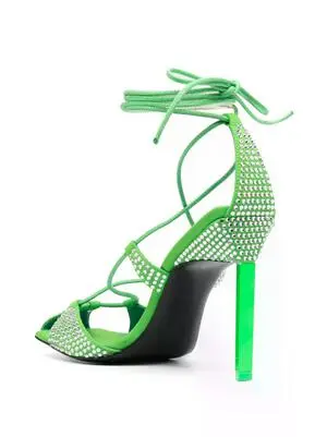 Attico Adele 105mm Embellished Stiletto Sandals