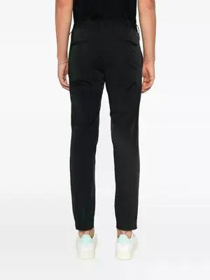 Incotex Slim Fit Elasticated Waistband Trousers - Black