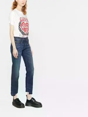 R13 Mid-rise Cropped Jeans