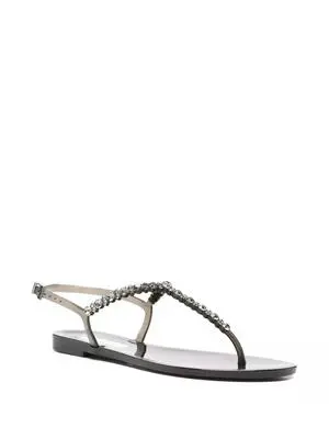 Menghi Crystal Embellished Sandals