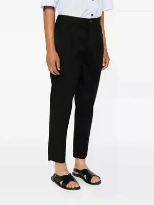 BONHEUR Pleated Elasticated-waist Trousers