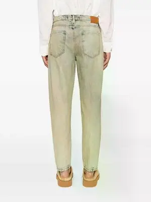 BONHEUR Acid Wash Tapered Jeans