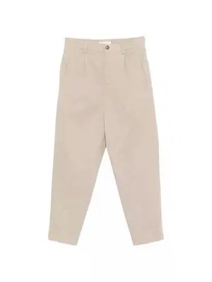 BONHEUR Pleated Straight-leg Trousers