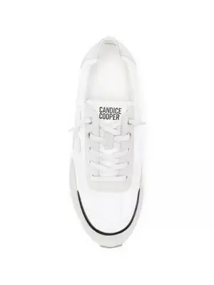 CANDICE COOPER Panelled Logo-patch Sneakers - White