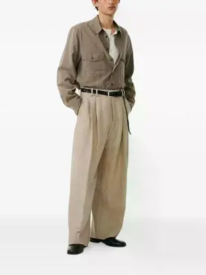 Studio Nicholson Line Trousers - Neutrals