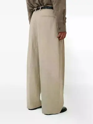 Studio Nicholson Line Trousers - Neutrals