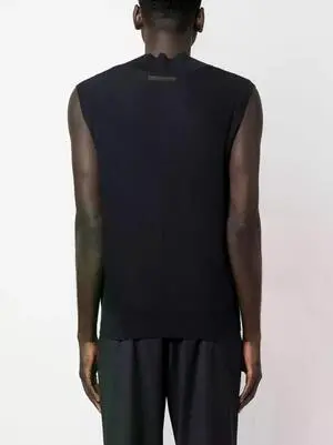Viktor & Rolf V-neck Cable Knit Sweater