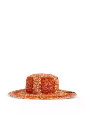 Loewe Raffia Hat - Orange