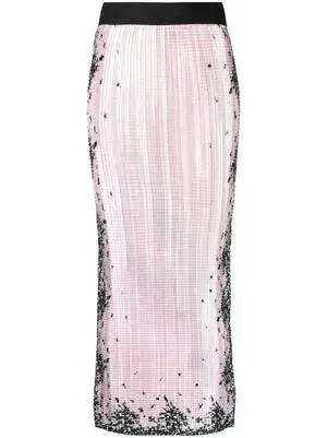 MSGM Sequin Pencil Skirt