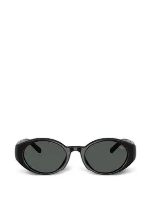 DIESEL® Oval Frame Sunglasses - Black