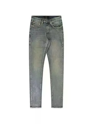 PURPLE BRAND Metallic Effect Slim-fit Jeans - Blue