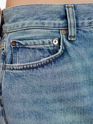 AGOLDE Faded Effect Tapered Leg Jeans - Blue