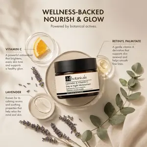 DR. BOTANICALS Lavender And Vitamin C Day And Night Moisturiser 50milliliter