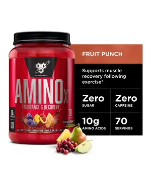 BSN Amino X Muscle Recovery And Endurance Powder With Bcaas - No Color