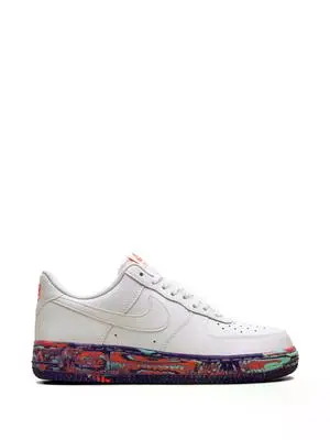 Nike Force 1 Low "marble Effect" Sneakers - White