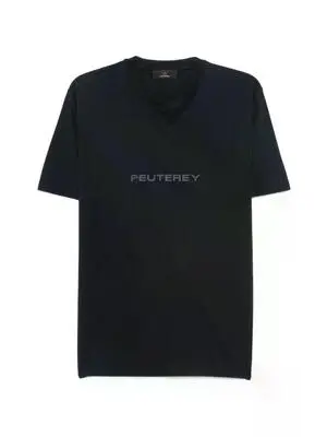 Peuterey Logo-print T-shirt - Black