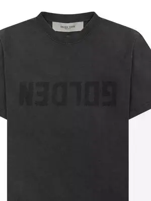 GOLDEN GOOSE Logo Patch T-shirt - Grey