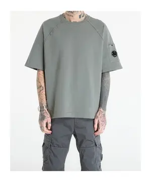 C.P. COMPANY Lens Detail Short Sleeve Sweatshirt