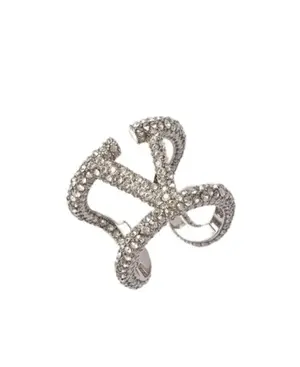 Valentino Garavani Vlogo Embellished Ring