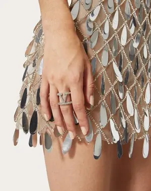 Valentino Garavani Vlogo Embellished Ring