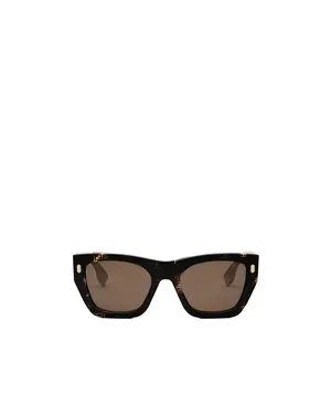 Fendi Square Frame Sunglasses - Brown