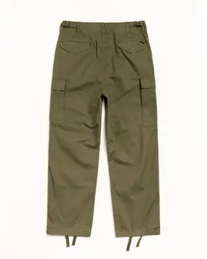 StÜssy Cargo Pants With Adjustable Waist And Knee Pleats