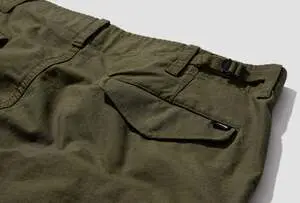 StÜssy Cargo Pants With Adjustable Waist And Knee Pleats