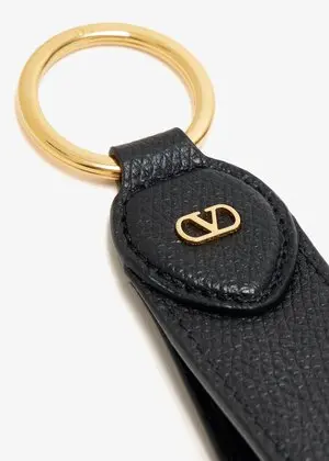 Valentino Garavani Logo Plaque Key Ring