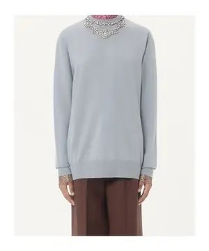 Valentino Garavani Embroidered Crew Neck Sweater