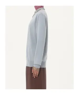 Valentino Garavani Embroidered Crew Neck Sweater