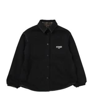 Fendi Long-sleeve Shirt Jacket With Classic Collar