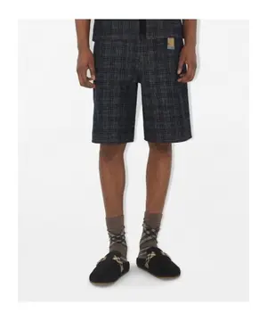 Burberry Checked Slip-on Clogs - Black