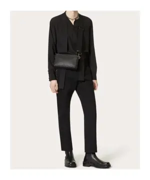 Valentino Garavani Rockstud Zipped Crossbody Bag