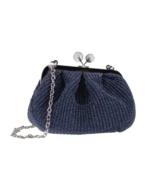 Max Mara Woven Design Shoulder Bag