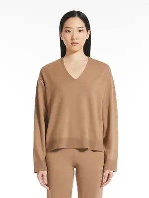 Max Mara V-neck Knitted Pullover