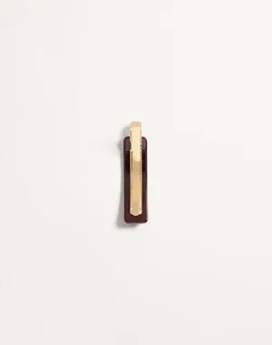 Valentino Garavani Vlogo Signature Hair Clip With Cherry Embellishments