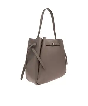 Tory Burch Romy Drawstring Shoulder Bag - Grey