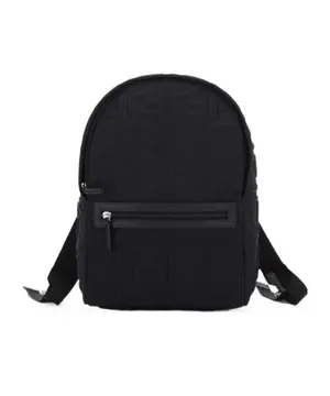 Fendi Ff Embossed Logo Backpack