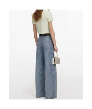 SELF-PORTRAIT Bouclé Short-sleeved Top